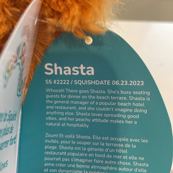 Squishmallows | Other | Nwt 5 Shasta The Orange Bigfoot Squishmalllow ...